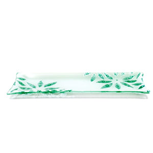 Moss Leaves Medium Snack Plate – Glamour & Glass